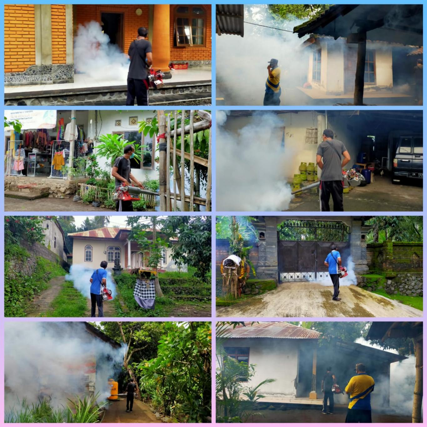 Fogging di Desa Bengkala - Website Desa Bengkala